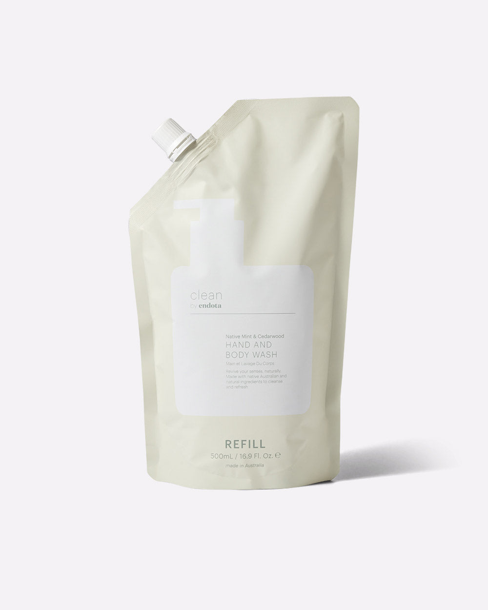 Native Mint & Cedarwood Hand and Body Wash Refill 500ml – endota Thailand